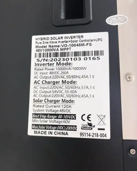 FiveStar 10KVA 48v Pure Sine Hybrid Solar MPPT Inverter – Thivha Online ... FiveStar 10KVA 48v Pure Sine Hybrid Solar MPPT Inverter – Thivha Online ...