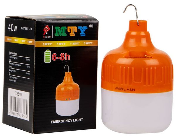 40W Rechargeable Load Shedding Portable Emergency Light Bulb – Thivha ...