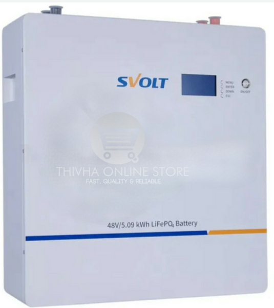 SVOLT Lithium Ion Battery 48V 106AH 5.09KWH Wall Mounted – Thivha ...