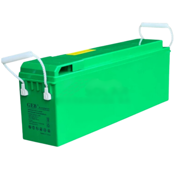 GEB deep cycle 12v 100ah gel slimline battery - 2 pcs – Thivha Online Store