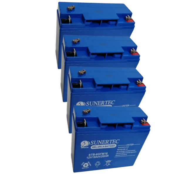 4 x 12V 18AH Gel Battery Sunertec (4PCS) – Thivha Online Store